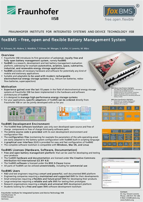 Pdf Foxbms Free Open Flexible Battery Management System