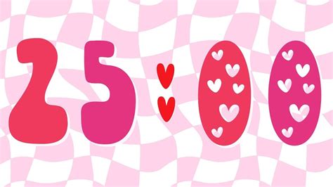 25 Minute Groovy Hearts Timer Youtube 25 Minute Groovy Hearts Timer Youtube