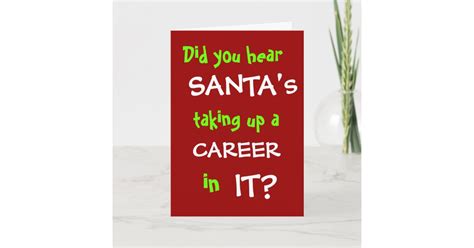 it computer christmas card funny computing joke