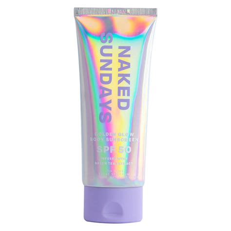 Naked Sundays Golden Glow Body Sunscreenfrontphoto Dr Julian Sass