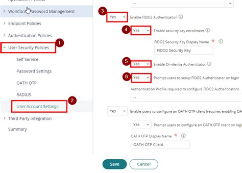 Password Admin Configure Fido2 Authentication Practice Protect Support