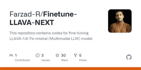 GitHub Farzad R Finetune LLAVA NEXT This Repository Contains Codes