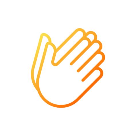 Clapping Generic Gradient Icon
