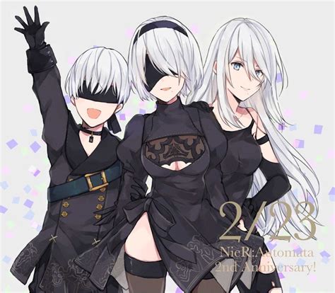9s X 2b X A2 Nier Automata Beautiful Hot Cute Omg