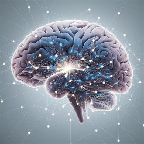 A Mesmerizing Visualization Of A Brains Neural Network Premium Ai