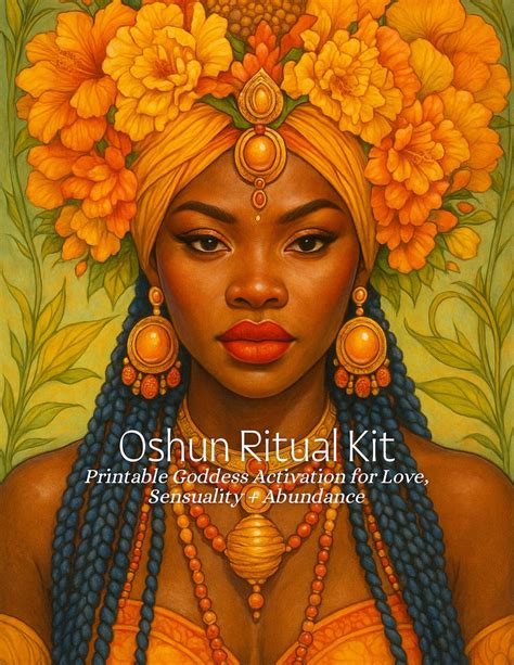 Oshun Goddess Activation For Love Sensuality And Abundance Etsy