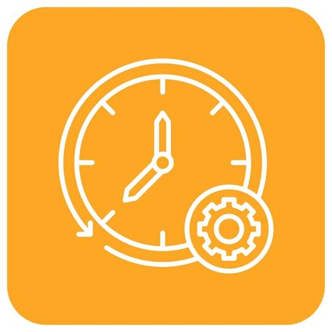 Premium Vector Time Management Vector Illustration Style