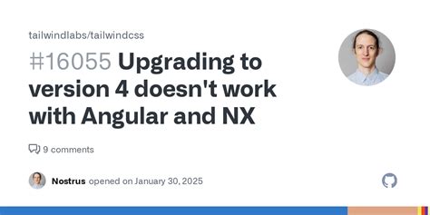 Upgrading To Version 4 Doesnt Work With Angular And Nx · Issue 16055 · Tailwindlabs