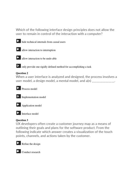 Quiz7 For System Design Course Pdf Computing Software Engineering