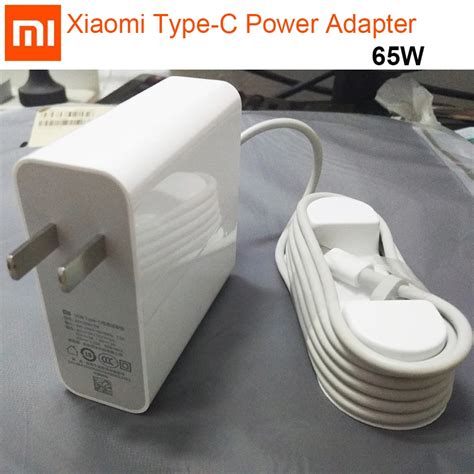 Original Xiaomi Usb C Power Adapter W Type C Type C Port Quick Charger Mi Notebook Air Pro