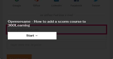Opensesame How To Add A Scorm Course To 360learning