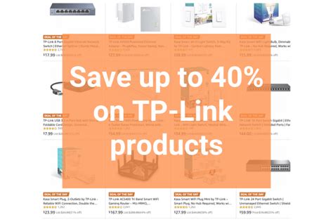 Save Up To On Tp Link Products And Other Tech Deals
