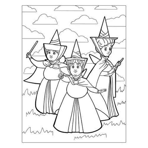 Раскраска Малефисента из Спящей красавицы распечатать или скачать