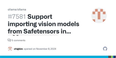 Support Importing Vision Models From Safetensors In `ollama Create