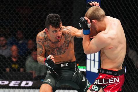 Max Holloway Vs Arnold Allen Full Fight Video Highlights Mma Fighting