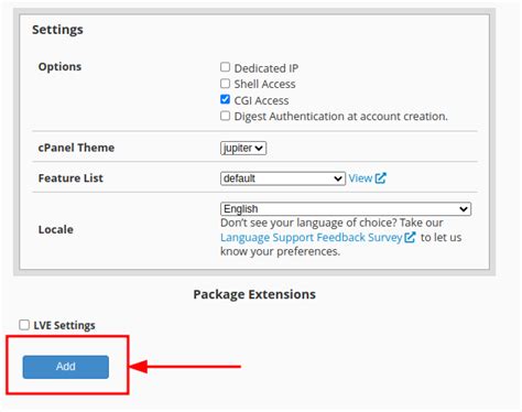CrownCloud Wiki How To Create A Package In WHM