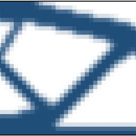 Example Of An Topology Optimized Mbb Beam On A 64×32 Grid Using Download Scientific Diagram