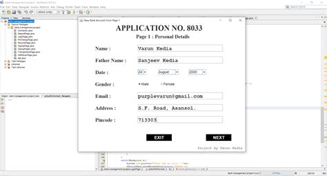 Github Purplevarunbank Management Project Java Project Using Swing And Mysql Database