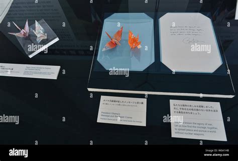 Paper Cranes Made By Us President Barack Obama And His Message Are