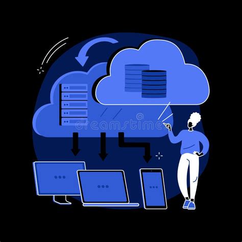 Edge Computing Abstract Concept Vector Illustration Stock Vector Illustration Of Load