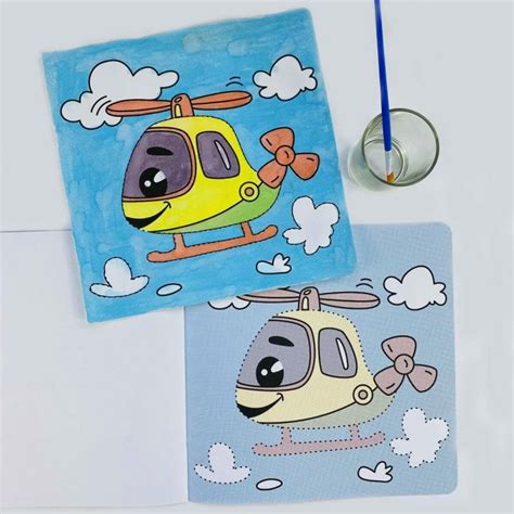 Книжки за оцветяване с вода Издателство Вълшебник