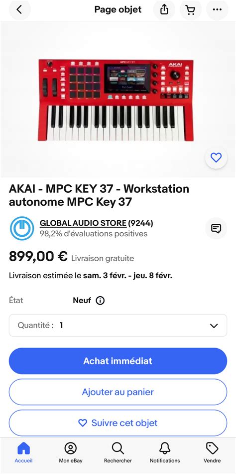 Mpc Key 37 Akai Professional Mpc Key 37 Audiofanzine