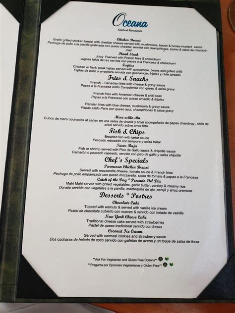 Secrets Resorts Menus At Arthur Popp Blog