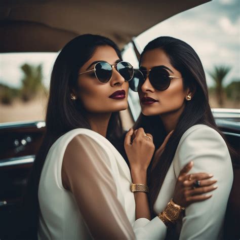 Rich Indian Lesbian Mafia Wearing Sunglasses Sui By Hameedbond On