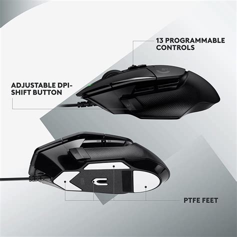 Buy Logitech G X Wired Optical Gaming Mouse Dpi Adjustable Dual Mode Scroll Wheel