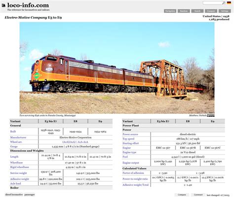 Loco Emc E3 To E9 After The Ea Eb E1 And E2 Series Built