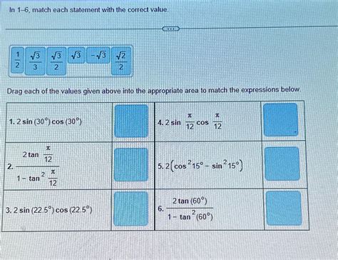 solved in 1 6 ﻿match each statement with the correct