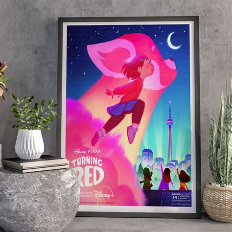Turning Red Poster Turning Red Panda Turning Red Pixar Etsy België