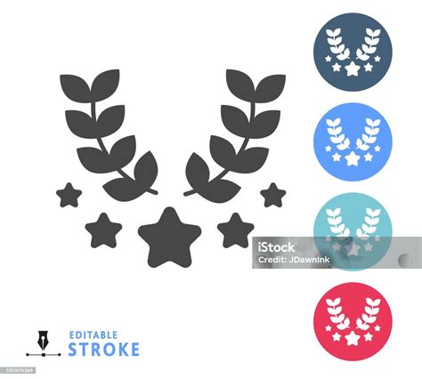 어워드 트로피 및 수상 월계수 화환 테마 아이콘 세트 1에 대한 스톡 벡터 아트 및 기타 이미지 1 월계관 1위 Istock