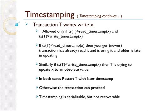 Database Concurrency Control And Recovery 1 Ppt