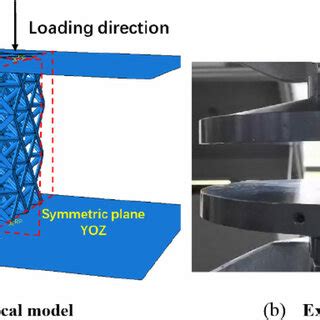 Finite Element Model And Experiment Arrangement Download Scientific Diagram