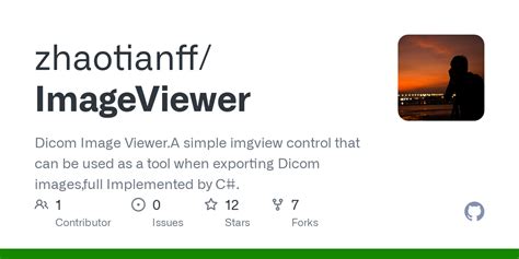 GitHub Zhaotianff ImageViewer Dicom Image Viewer A Simple Imgview Control That Can Be Used As