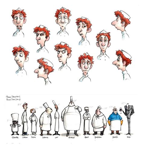 Pixar Character Sketches