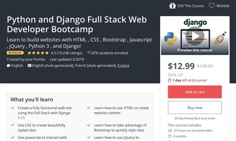 7 Best Django Online Courses Courses And Trainings Certificates