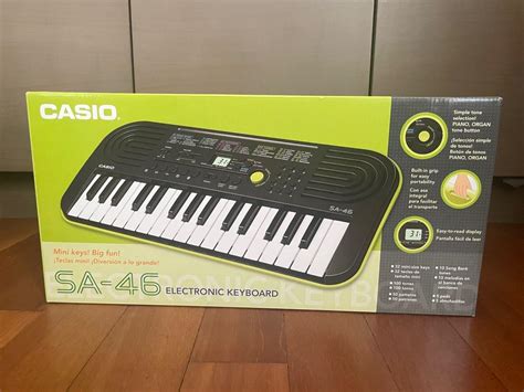 Casio Sa 46 Keyboard Comes With Adapter Hobbies And Toys Music And Media Musical Instruments On