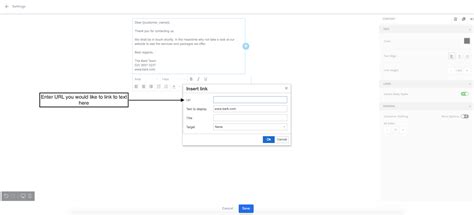 Personalizing Your One Click Response Help Center