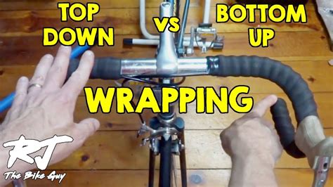 Wrapping Bottom Up Vs Top Down Handlebar Tape Direction Youtube