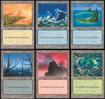 Choose Your Basic Land ~ Urzas Saga Excellent Magic Mtg Ebay Uk