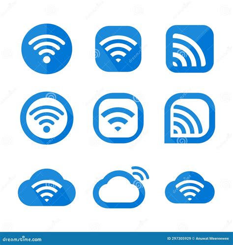 Wifi Icon Wireless Symbol Vector For Internet Connection From Router