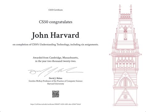 CS Certificate CS S Understanding Technology