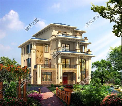 欧式别墅外观效果图，款款都很精美，光看看就觉得很养眼建房知识鲁班设计图纸官网