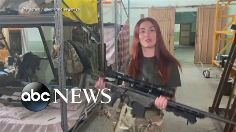 Female Fighters On The Front Lines Of The Ukraine War Abcnl Youtube