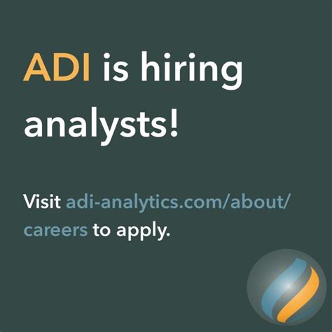 Adianalytics Hiring Analysts Senioranalysts Adi Analytics
