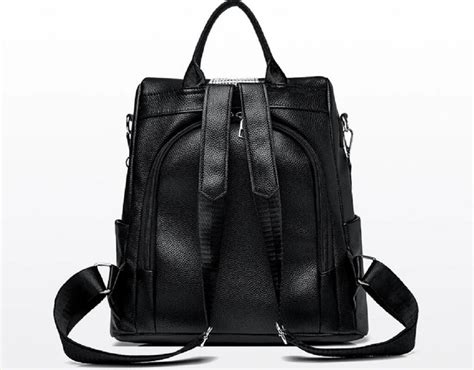 Badu Bg Нова модна раница против кражба Дамски чанти за през рамо Известна марка Кожени раници