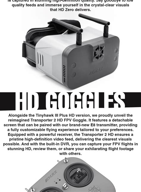 Emax Tinyhawk Iii Plus Fpv Racing Drone Rtf Analog W Elrs Hobby Station