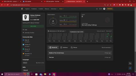 Hisham Dulfacker On Linkedin Codingadventures Leetcodechampion
